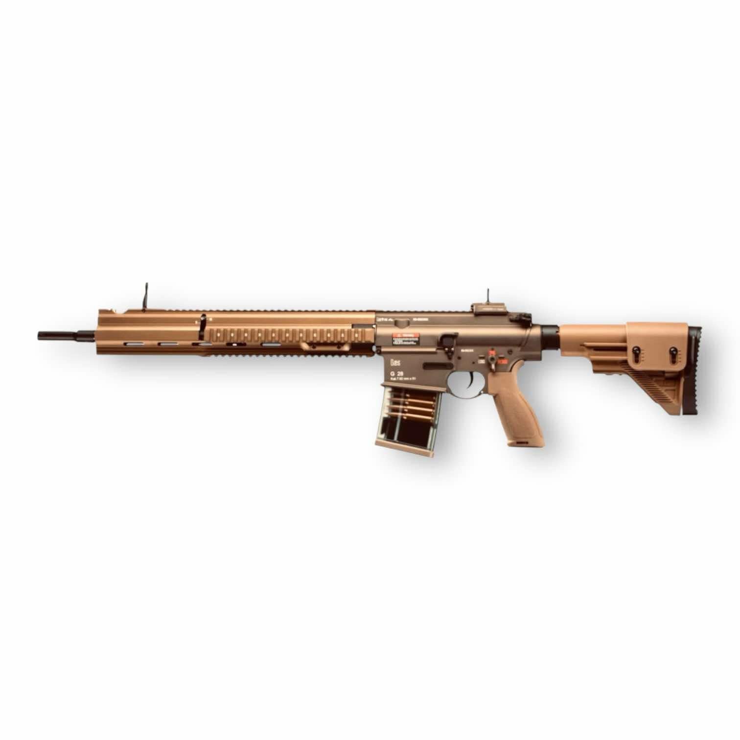 E&C Heckler & Koch HK G28 7.62mm MLOK Handguard DMR V2.5 AEG Gel Blast ...