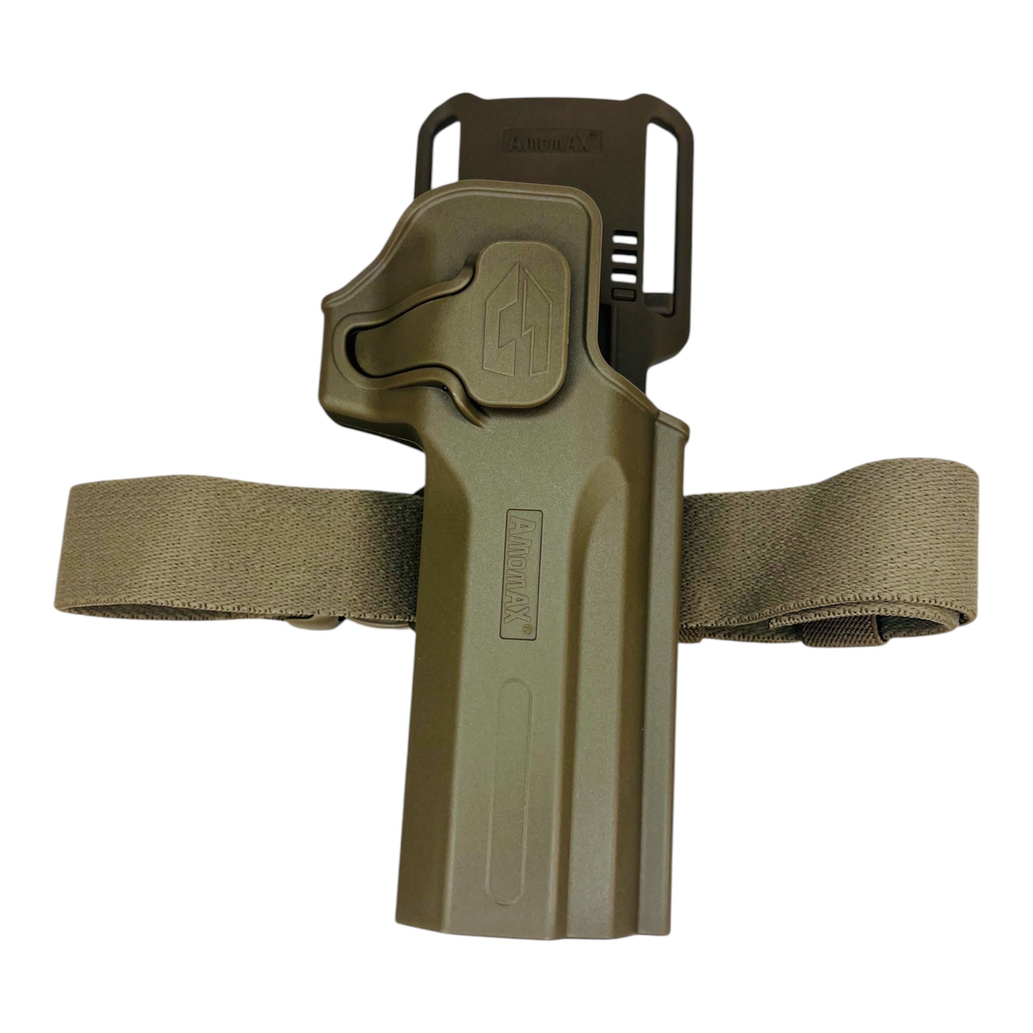 Amomax Holster with Low Rider Drop Leg Platform for Desert Eagle - Rig ...