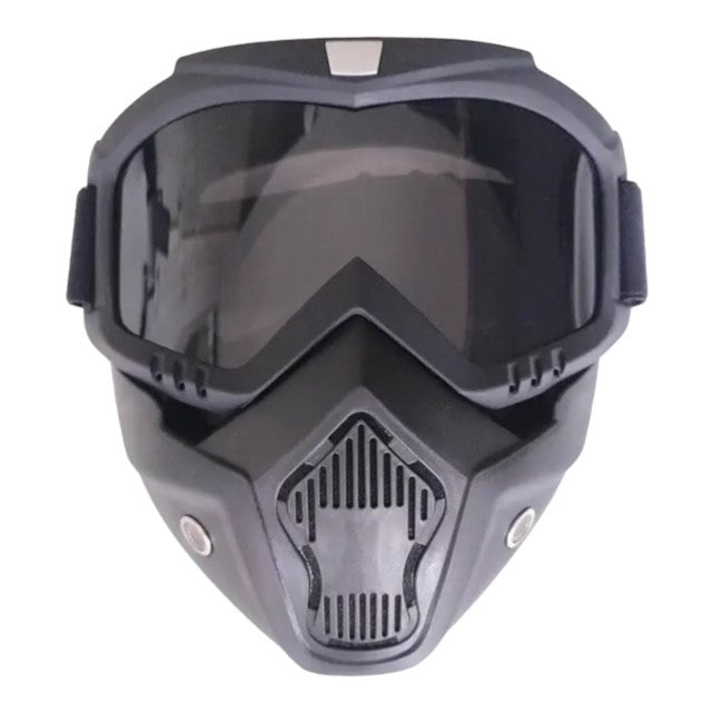 Protective Face Mask with Tinted Grey Lens – VIPERTAC