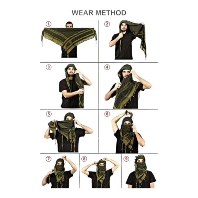 Military Shemagh - Tactical Scarf/Shawl – VIPERTAC
