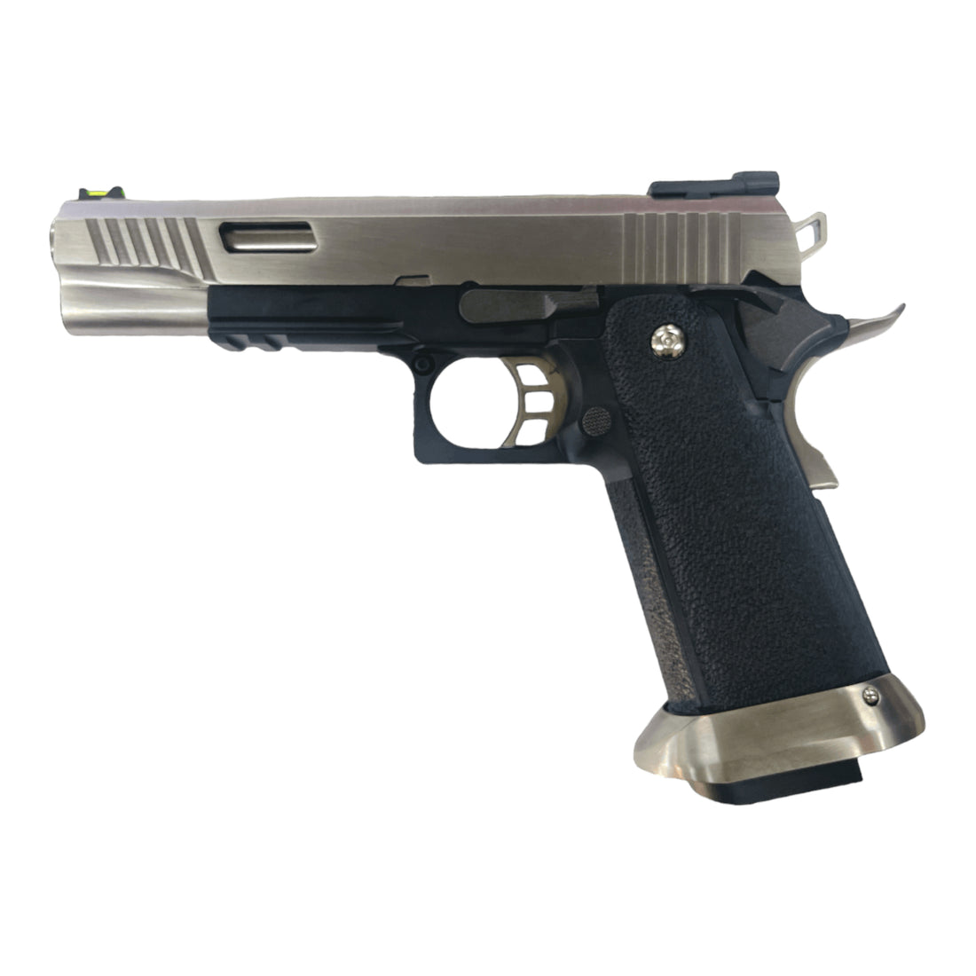 WE Tech 'T-REX' Metal Competition Series Hi-Capa 5.1" GBB Pistol - Sil ...